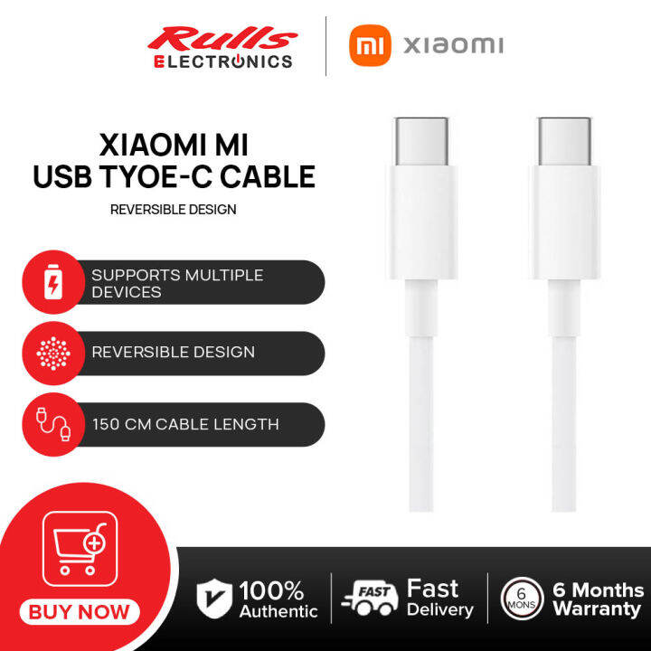 Xiaomi Mi USB Type-C Cable 150cm | Reversible Design | Lazada PH