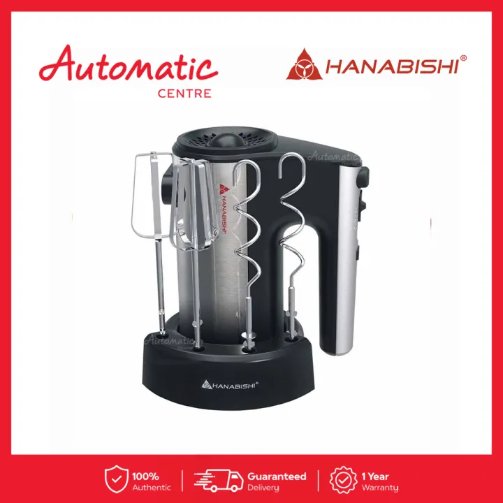 Hanabishi HHM-55SS Hand Mixer with 5-Speed Setting and Turbo | Lazada PH