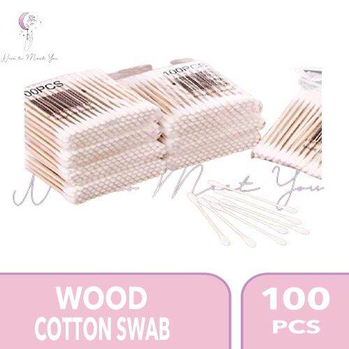 Wood Cotton Swab Applicator Stick tools | Lazada PH