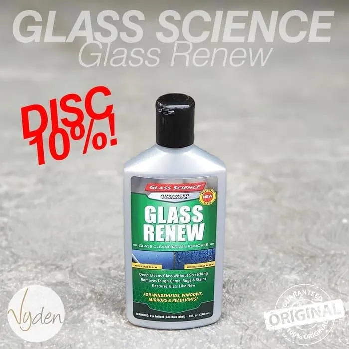 Glass Science Glass Renew (Glass Scrub) | Jamur dan Kerak di Kaca ...