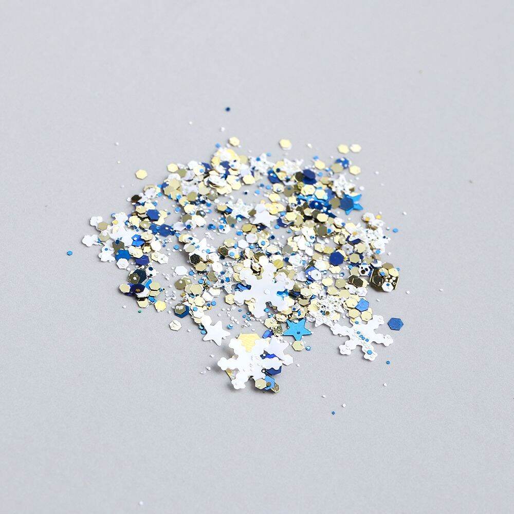 Y2K2 3D เล็บชุดทำเล็บมือชุดตกแต่งเล็บลายตารางเงาทรงเรขาคณิต12ช่องแวววาวเกล็ดเล็บเกล็ดหิมะเลื่อม ...