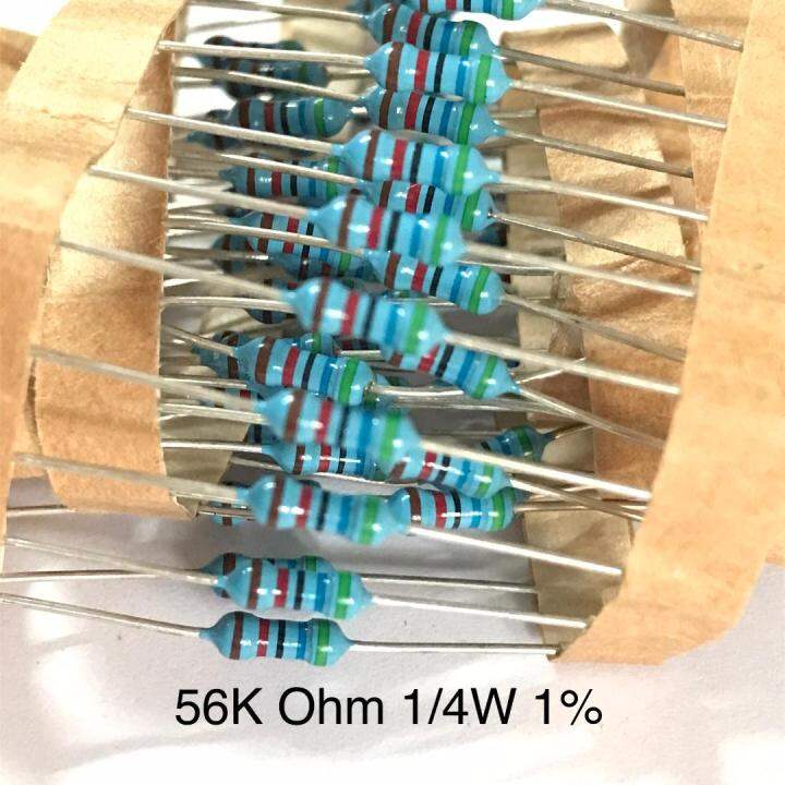 ตัวต้านทาน resistor 56K 1/4w 1% (10 pcs) | Lazada.co.th
