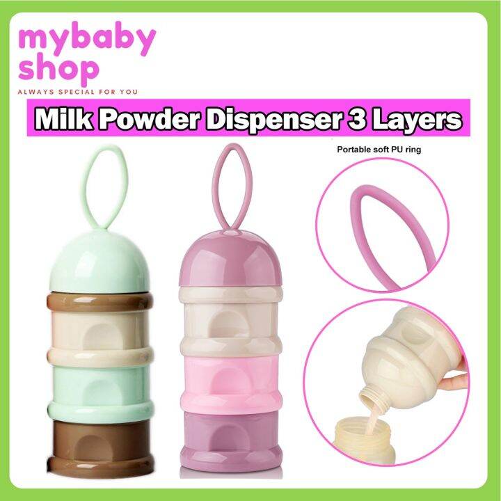 3 Layer Baby Portable Milk Powder Container Powder Storage Food ...