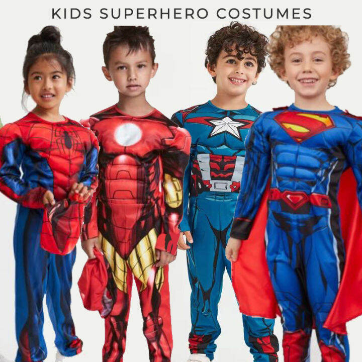 SG Stock Kids Superhero Costume | Lazada Singapore