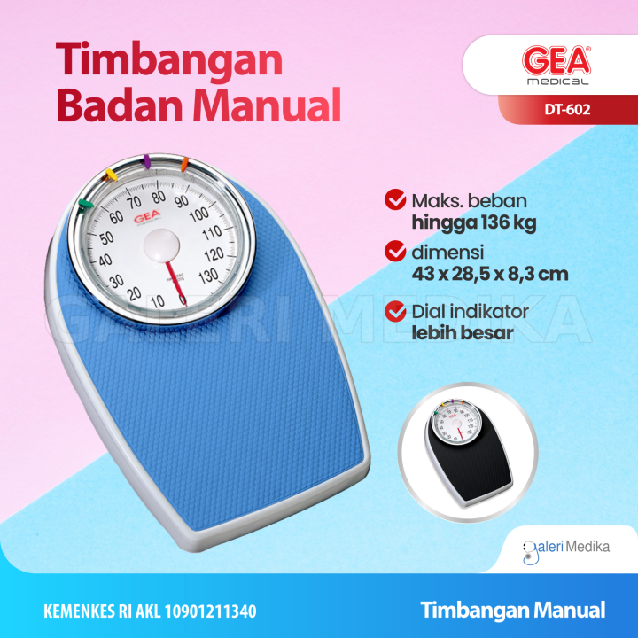 Timbangan Badan Manual GEA DT-602 | Lazada Indonesia
