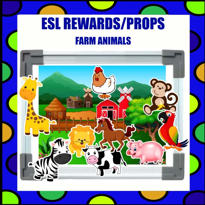 ESL Rewards - Farm Animals Laminated/Magnetic -Patch-O-Logical | Lazada PH