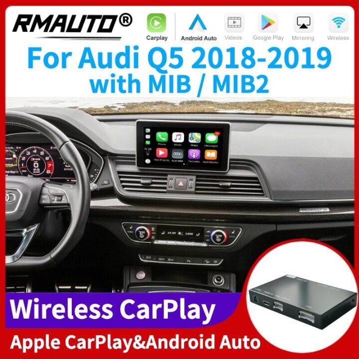 RMTECH Wireless Apple CarPlay MIB MIB2สำหรับ Audi Q5 2018-2019 Android ...