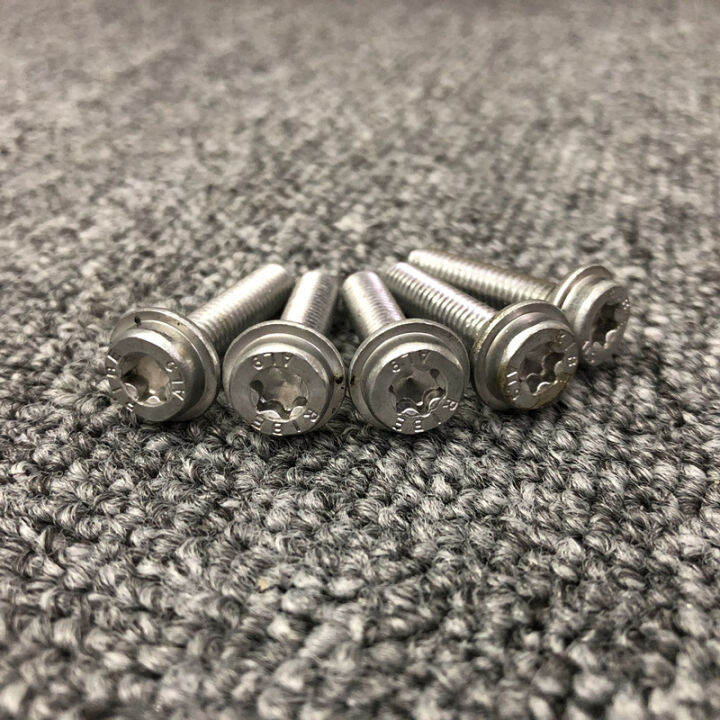 Engine left and right side cover aluminum alloy screws M6X35 For BMW ...