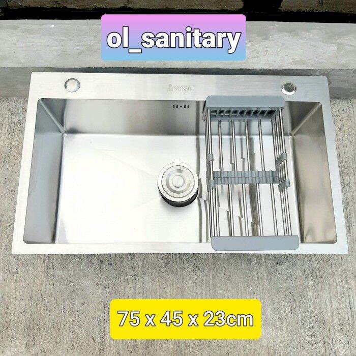 bak cuci piring stainless bcp bak cuci piring tebal kitchen sink set ...