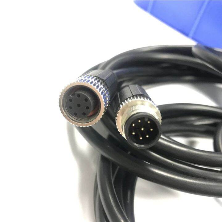 3M Wire Waterproof M12 Connector 4pin 5pin 8pin Straight Bend 12pin Sensor Injection Cable Male ...