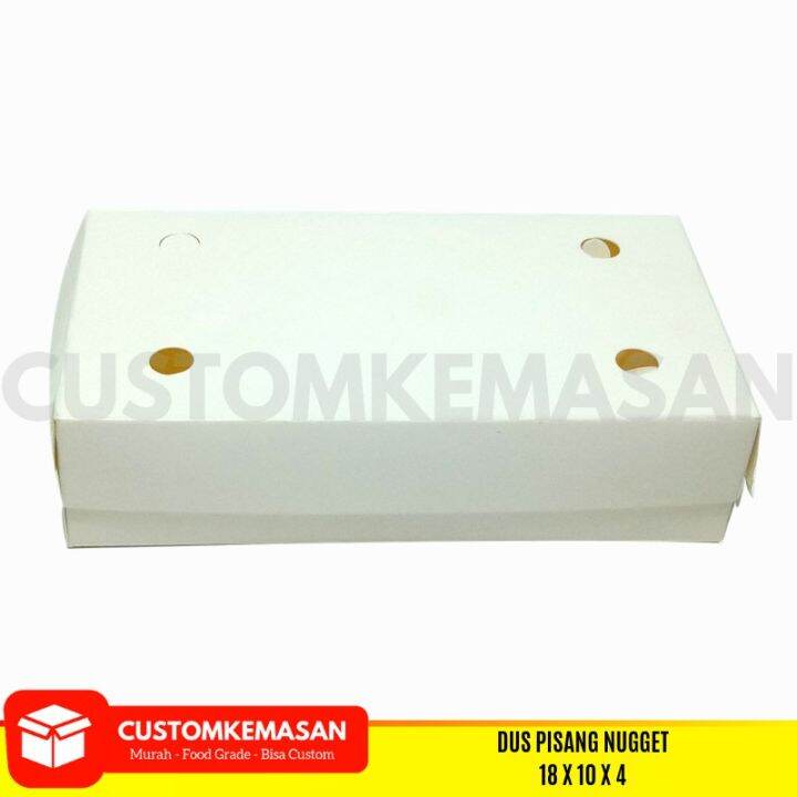 Box Pisang Nugget Non Laminating isi 50, Box Banana Nugget, Kemasan ...