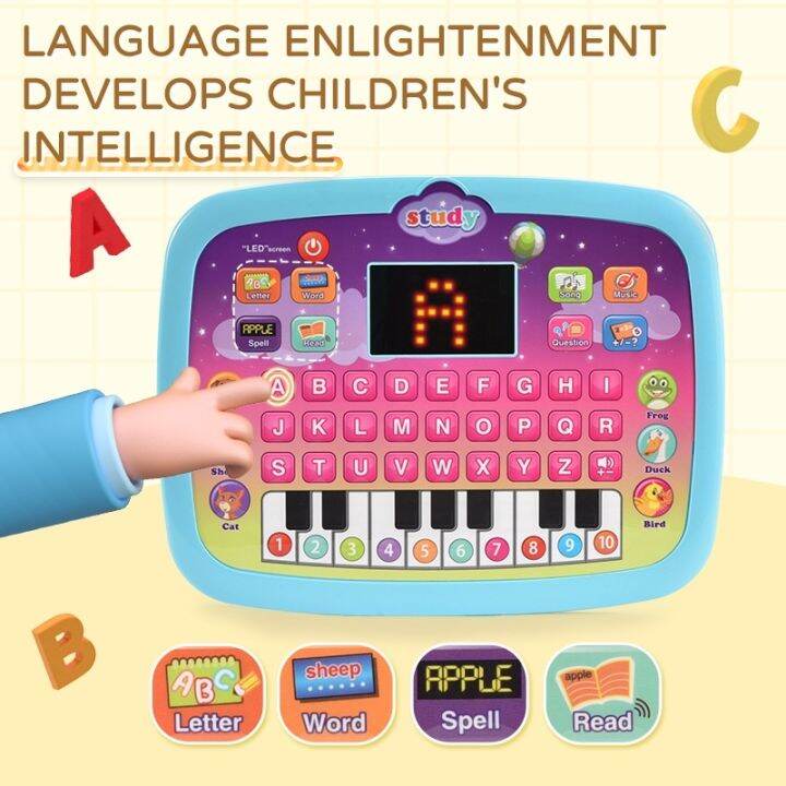 LED Screen Tablet Learning Education Machine Children'S Early Puzzle ...