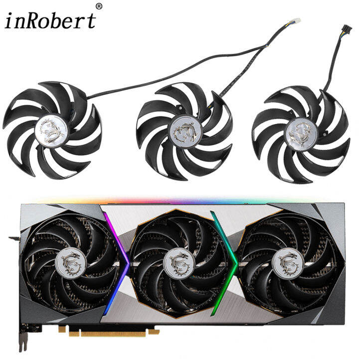 New 95MM PLD10010B12HH GPU Cooler Fan Replacement For MSI GeForce RTX ...