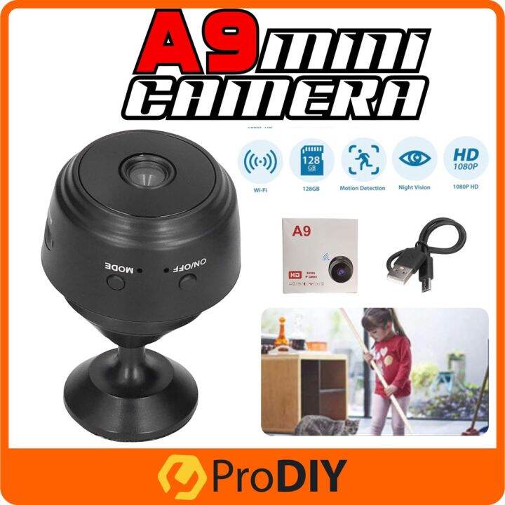 A9 Mini Camera 1080 WiFi HD Night Version Micro Voice Recorder CCTV ...