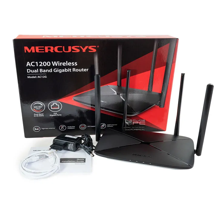 Mercusys AC12 AC1200 Dual Band Wireless Router | Lazada PH