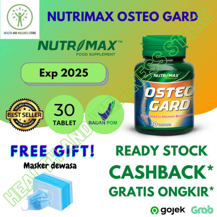 NUTRIMAX OSTEO GARD OSTEOGARD 30 TABLET PENCEGAH OSTEOPOROSIS TULANG ...