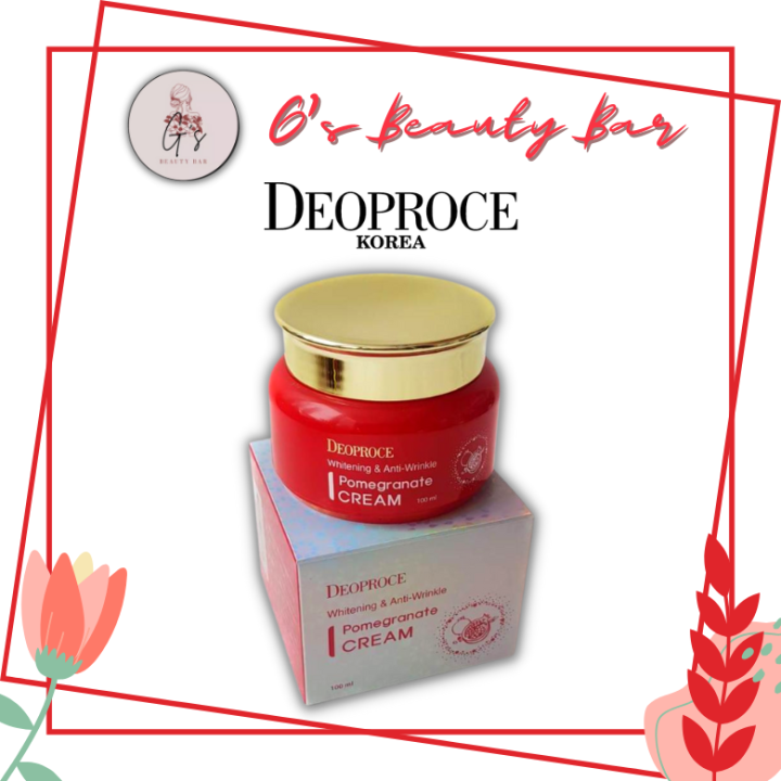 Deoproce Whitening and Anti-Wrinkle Pomegranate Cream 100ml | Lazada PH