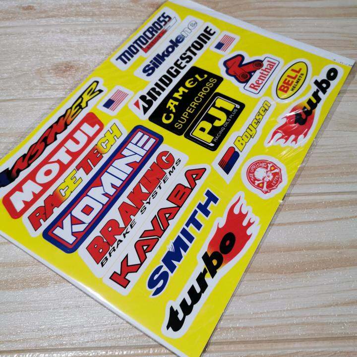 Racing Decals Motor and Car Sporting Decals | Lazada PH