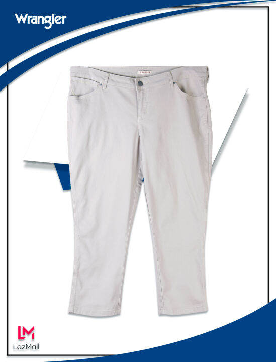 Wrangler Women Caprice Low Skinny 20" Capri Five Pocket Pants in Khaki ...