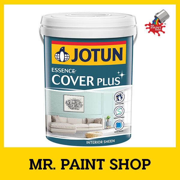 5L Jotun Essence Cover Plus Sheen - 7001 HINT OF GREEN | Lazada
