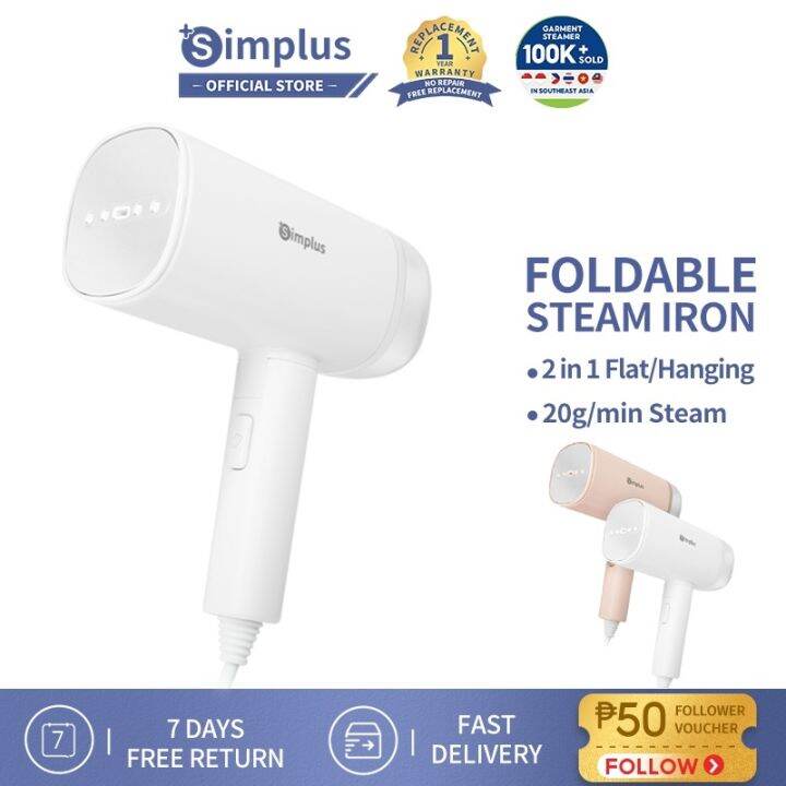 Simplus Steamer Iron Handheld Garment Ironing For Clothes Portable ...