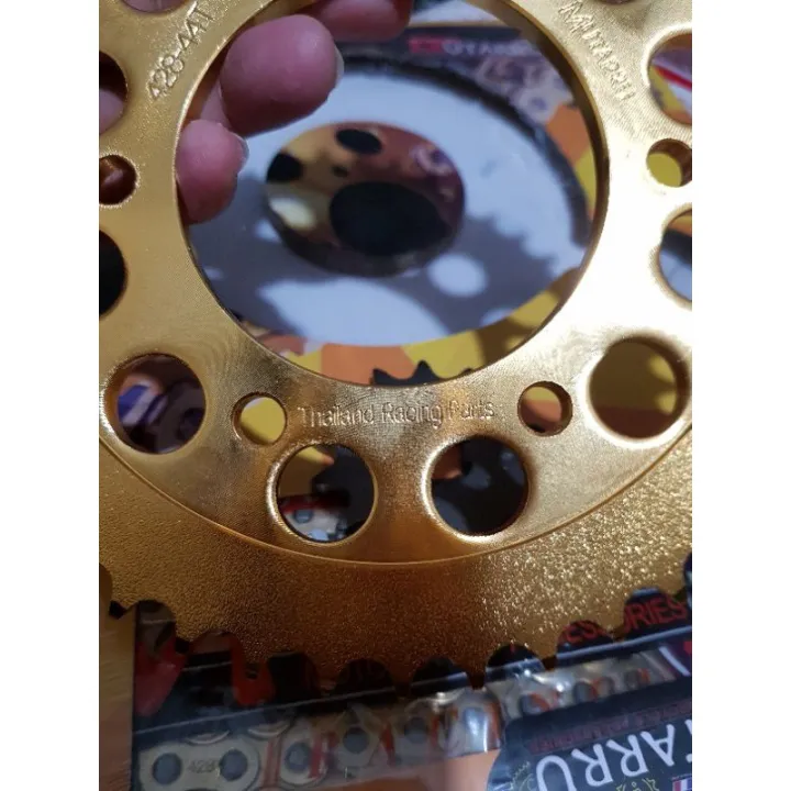 MUTARRU CHAIN SET 14 43/44/45 428 FOR SNIPER 150/RAIDER 150 easy to use ...