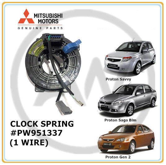 Proton Saga Blm Gen2 Savvy Steering Spiral Cable Clock Spring (1 Wire ...