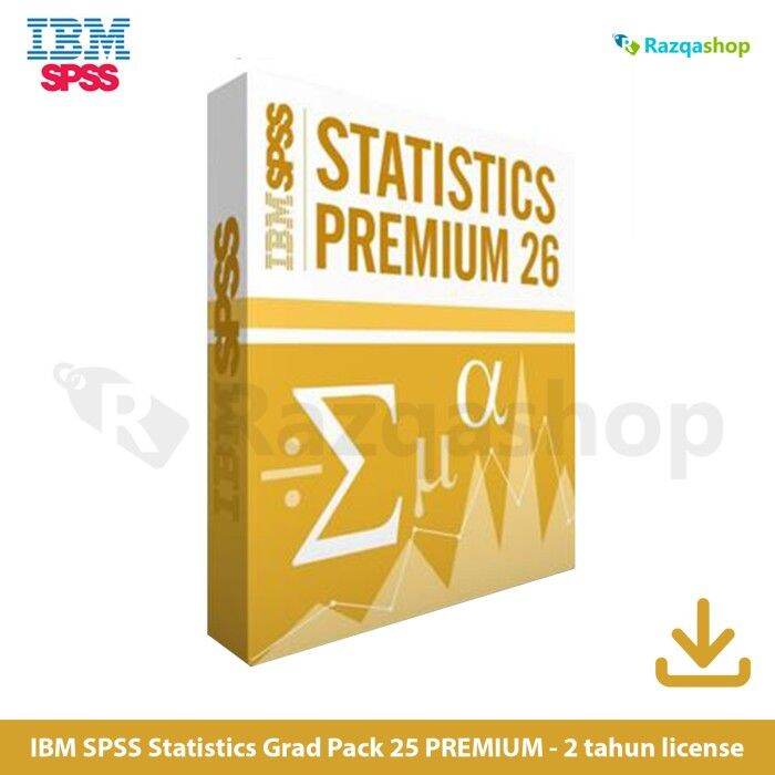 IBM SPSS Statistics Grad Pack 26 PREMIUM- 2 TAHUN license (2 computer) | Lazada Indonesia