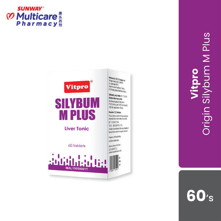 Vitpro Origin Silybum M 60’s | Lazada