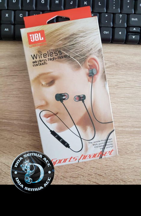 DSA Headset handsfree hf bluetooth tali sport magnetic Super Bass ...