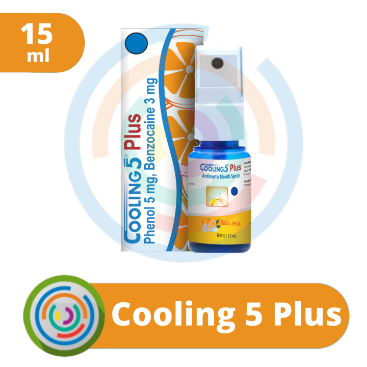 COOLING 5 PLUS SPRAY - SAKIT GIGI | SARIAWAN | RADANG | RASA JERUK ...