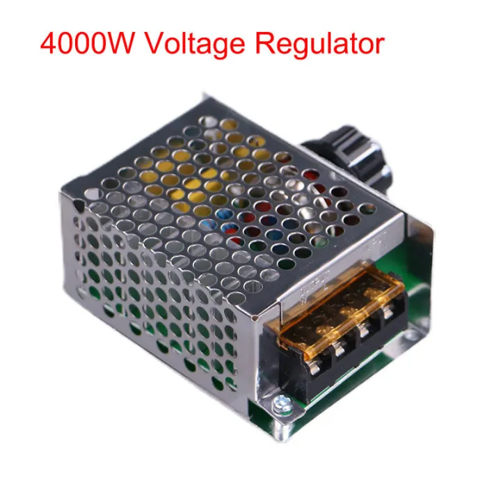 4000W 220V High Power SCR Speed Controller Electronic Voltage Regulator Governor Thermostat ...