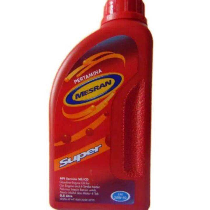 oli Pertamina Mesran b sae40 1liter-&Mesran super 800ml/Mesran B 1 ...