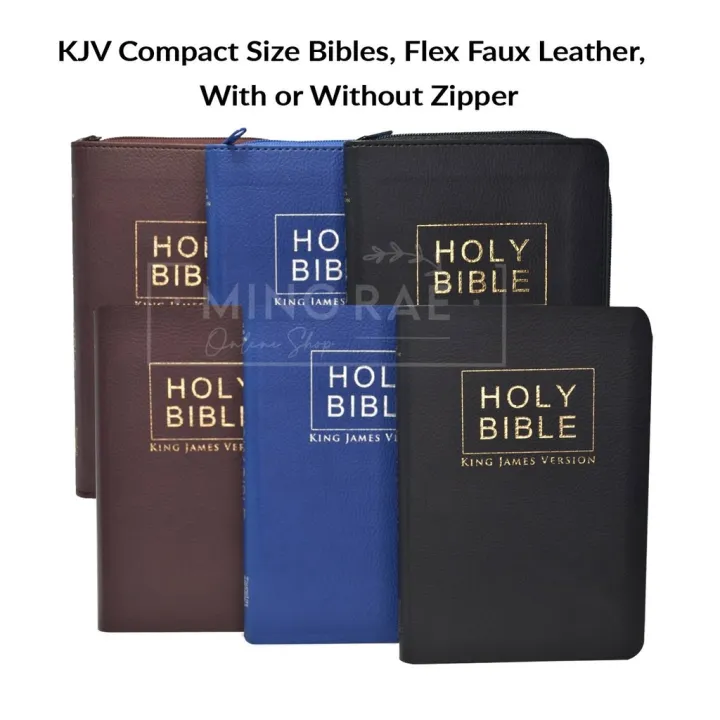 KJV Compact Bibles Flex Faux Leather | Lazada PH