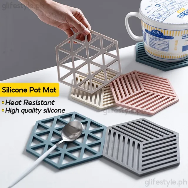VIVI Silicone Pot Mat, Heat Resistant Dining Table Coaster | Lazada PH