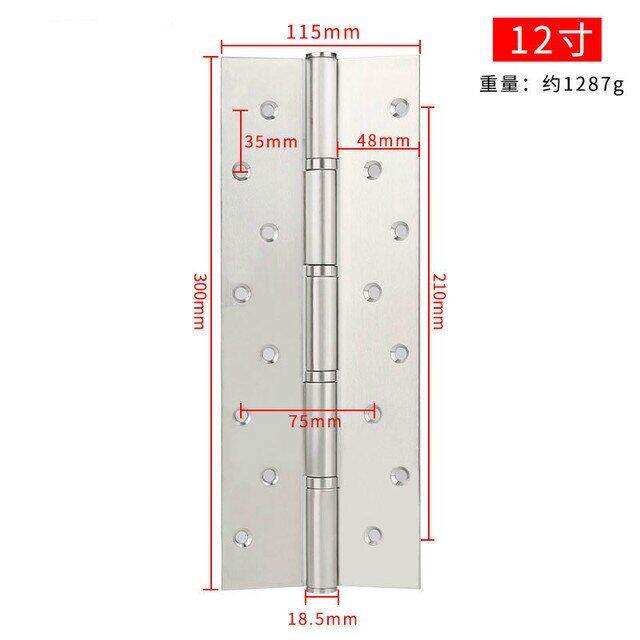 12 Inch Heavy duty stainless steel Hinge bearing gate pivot Long ...