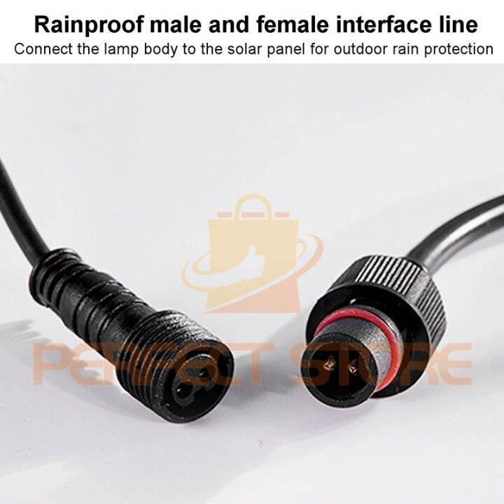 Solar Light 5m Cable Extension Waterproof DC Double Core wire Cord ...