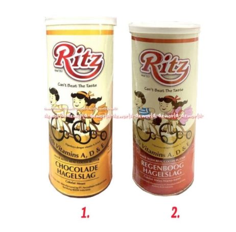 Ritz Delicious Chocolate Hagelslag 300gr Coklat Meses Warna warni ...