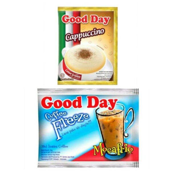 Good Day Cappuccino Renceng 25gr / Good Day Freeze Renceng (isi 10 ...
