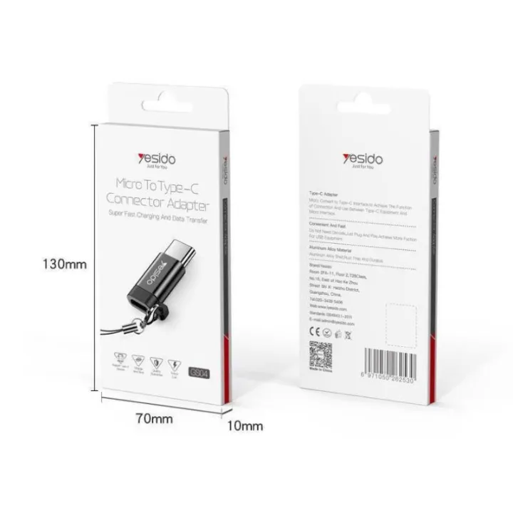 Original Yesido 2 in1 Type-C Male+Micro OTG ,Type-C to Lightning ,Micro to Lightning ,Type-C 3.0 ...