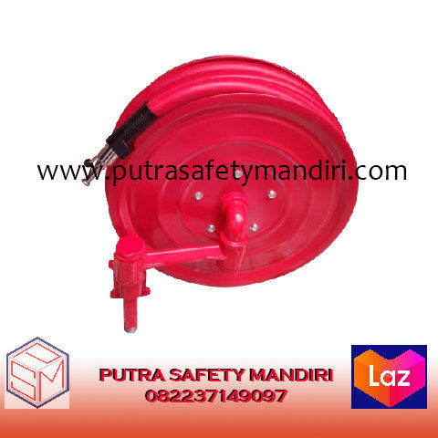 SWINGING FIRE HOSE REEL RUBBER 1INCH X 30M SWIVEL ARM VIXED SELANG ...