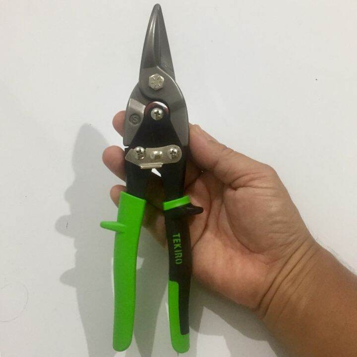 Gunting Baja Ringan dan Seng TEKIRO 10" inch Type Lurus Kualitas Bagus ...