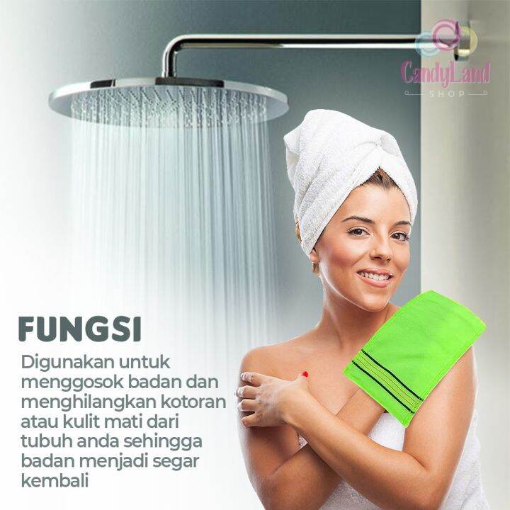 Handuk Scrub Handuk Lulur Spa Eksfoliasi Pengangkat Daki Sel Kulit Mati ...
