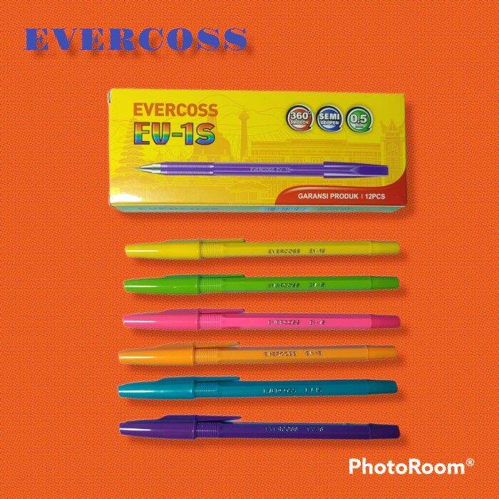 Ball Pen Pulpen Pena Evercoss EV-1S 0.5 mm | Lazada Indonesia