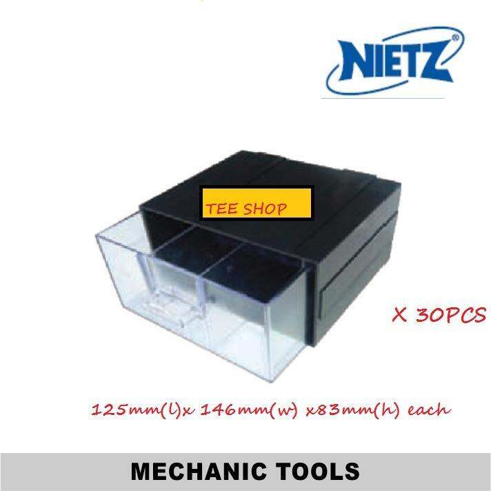 30PCS X NIETZ SP800 Tool Box (BLACK) ~PLASTIC CABINET | Lazada