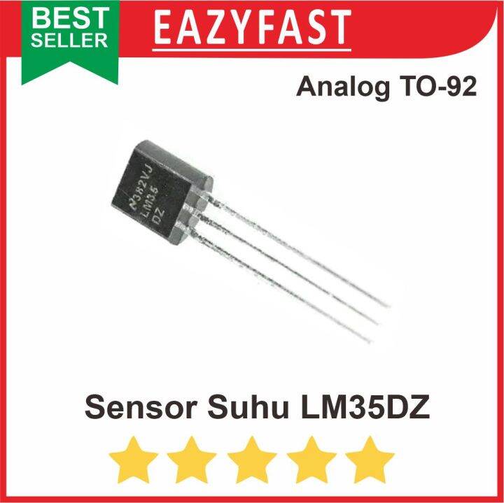 LM35 LM 35 LM35DZ Temperature Suhu Sensor Analog Ruangan Arduino ...