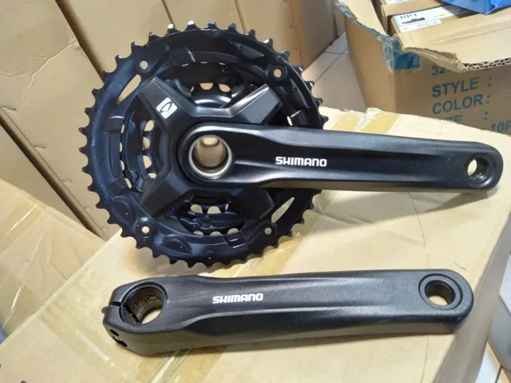 Shimano FC-MT210-3Crankset. 3x9 Speed. 40-30-22Teeth Ratio. 170mm Crank ...