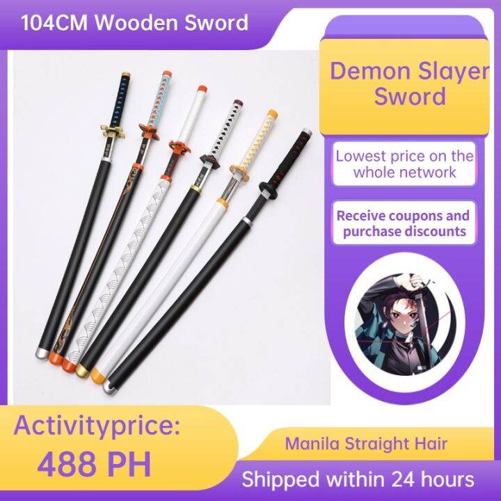 ready stock 【Delivery within 24 hours by Malala】104cm Demon Slayer ...