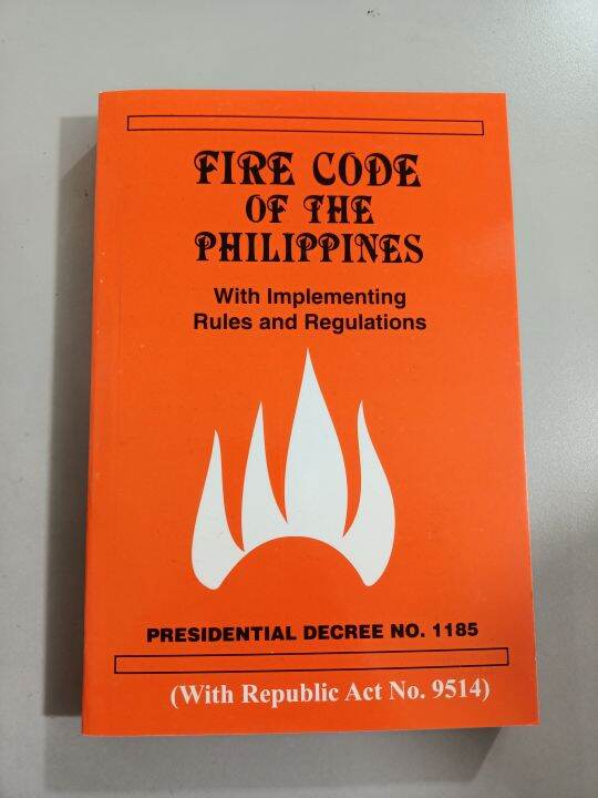 Fire Code of The Philippines | Lazada PH