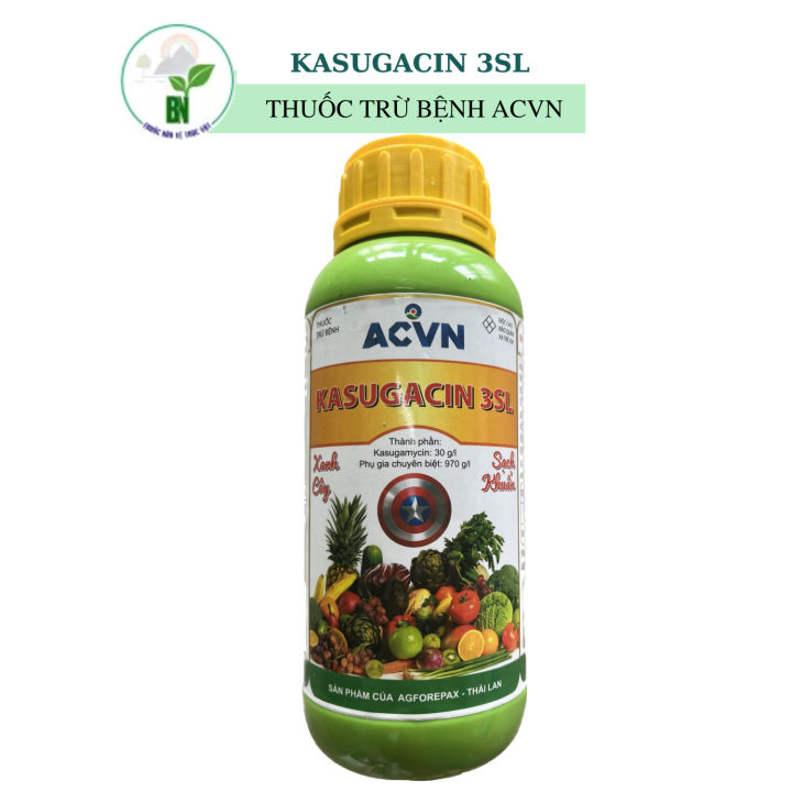 Thuốc trừ bệnh ACVN - KASUGACIN 3SL- Phòng trừ khô vằn, sương mai, đóm ...
